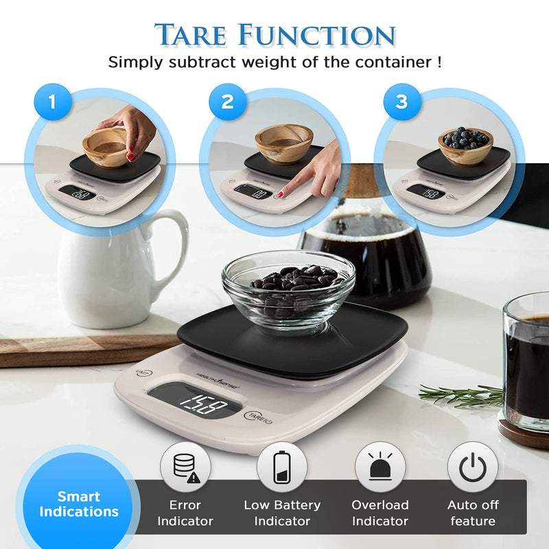 Chef-Mate KS 63 Digital Kitchen Weighing Scale – HealthSense