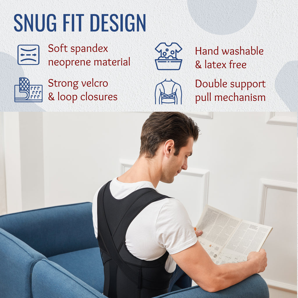 Posture Corrector For Men | Back Pain Relief Products with Premium Bac ...