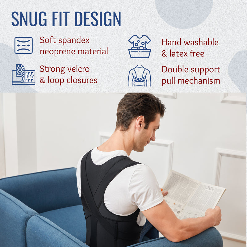 Posture Corrector For Men | Back Pain Relief Products with Premium Bac ...