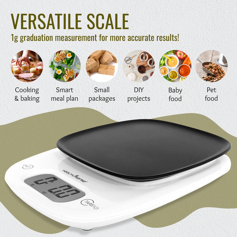 Chef-Mate KS 63 Digital Kitchen Weighing Scale – HealthSense