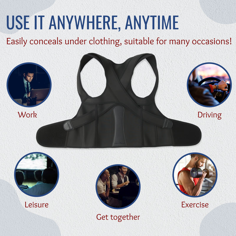 Posture Corrector For Men | Back Pain Relief Products with Premium Bac ...