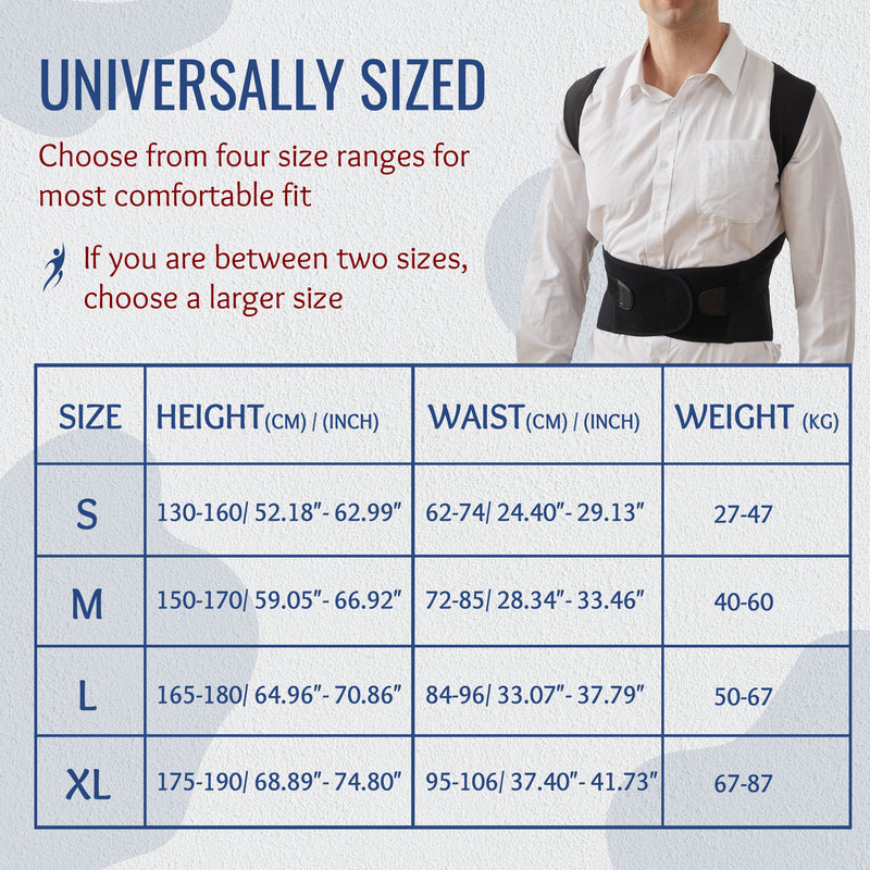 Posture Corrector For Men | Back Pain Relief Products with Premium Bac ...