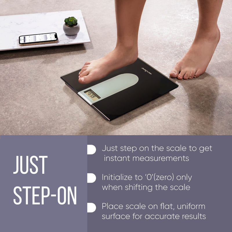 Digital Weighing Machine for Body Weight - Glass Top PS 111 – HealthSense