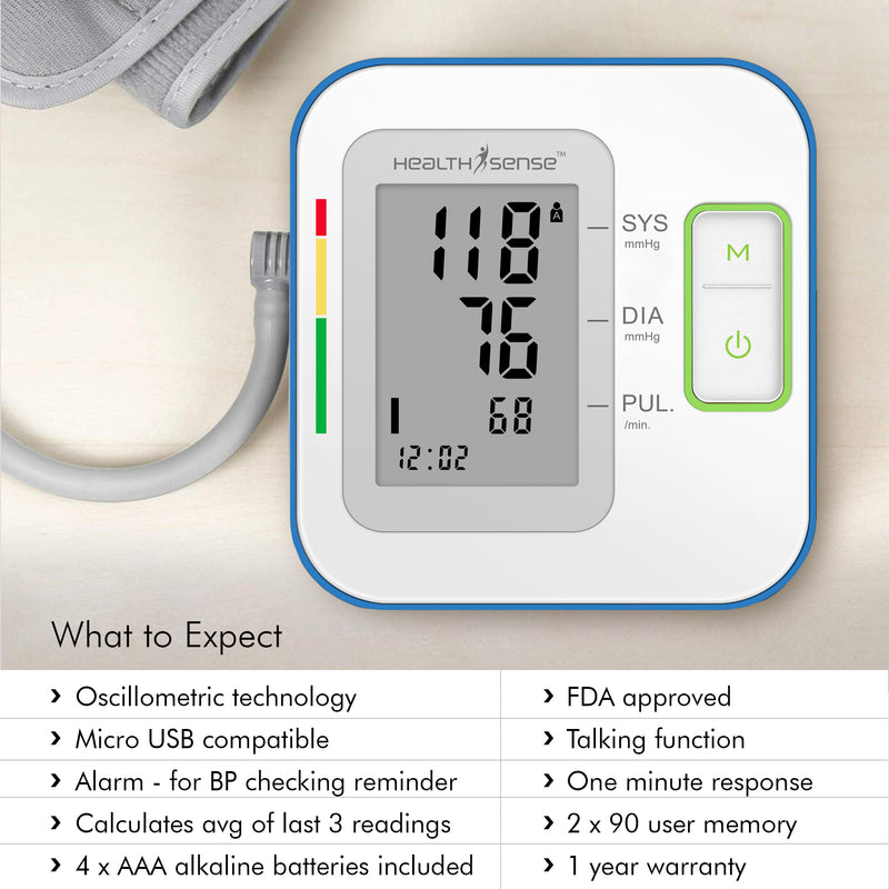 BP100 Heart-Mate Digital BP Monitor – HealthSense